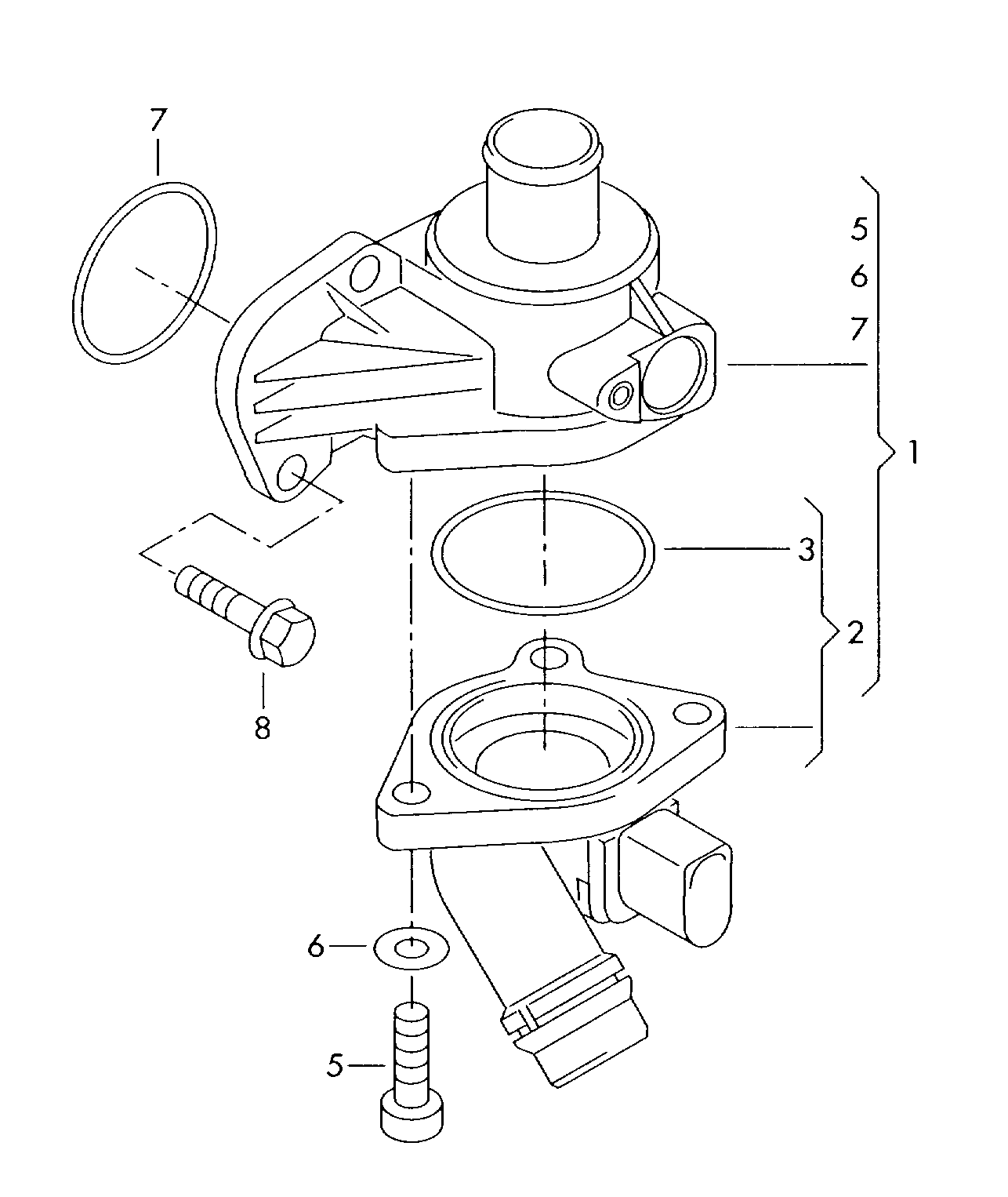 121 - Coolant pump; Coolant cooling system; Cooler for coolant ...