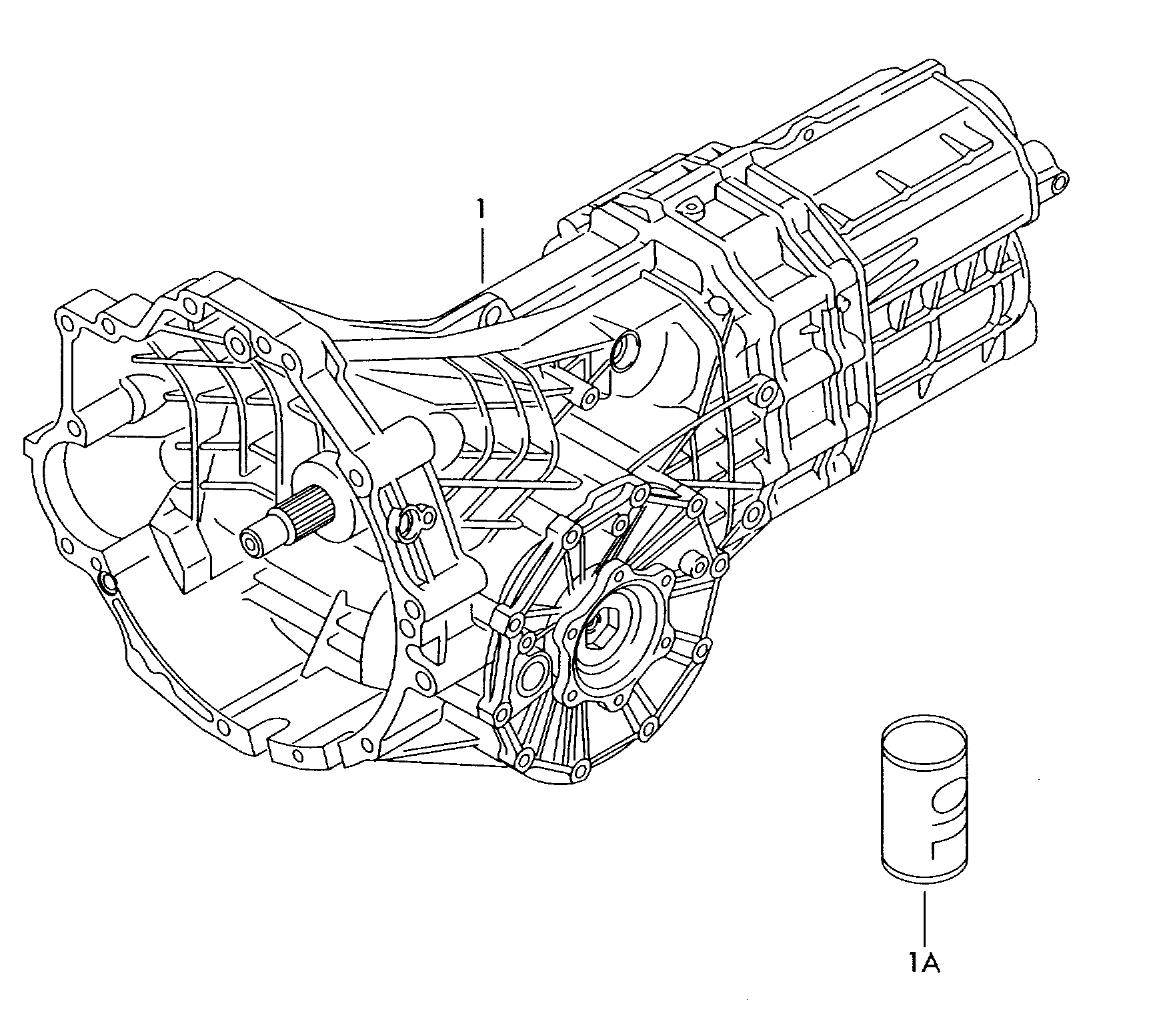 300 - 6-speed manual transmission; gearbox, complete; for constantly ...