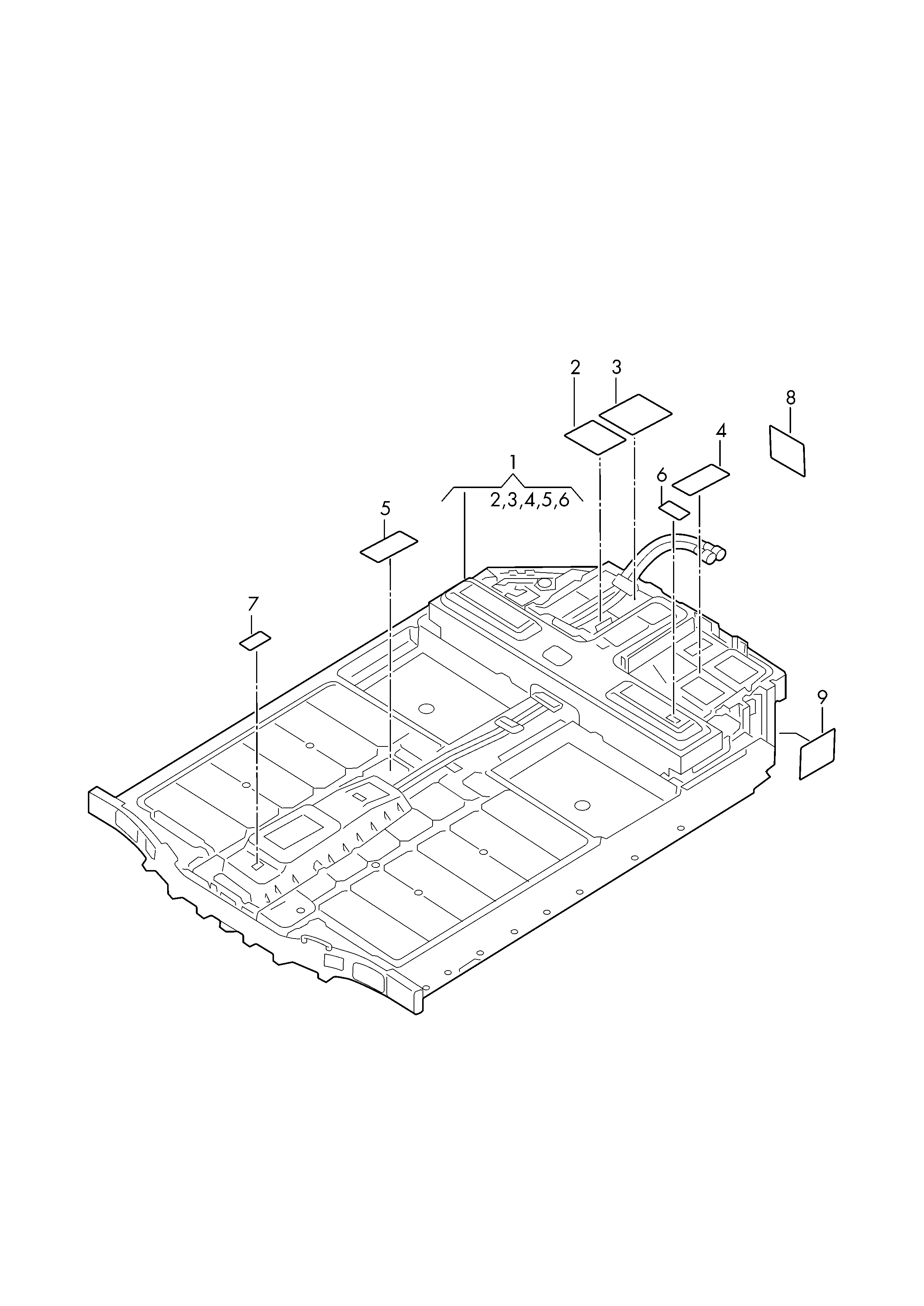915 - Battery; High-voltage battery; Spare battery; Notice; Battery ...