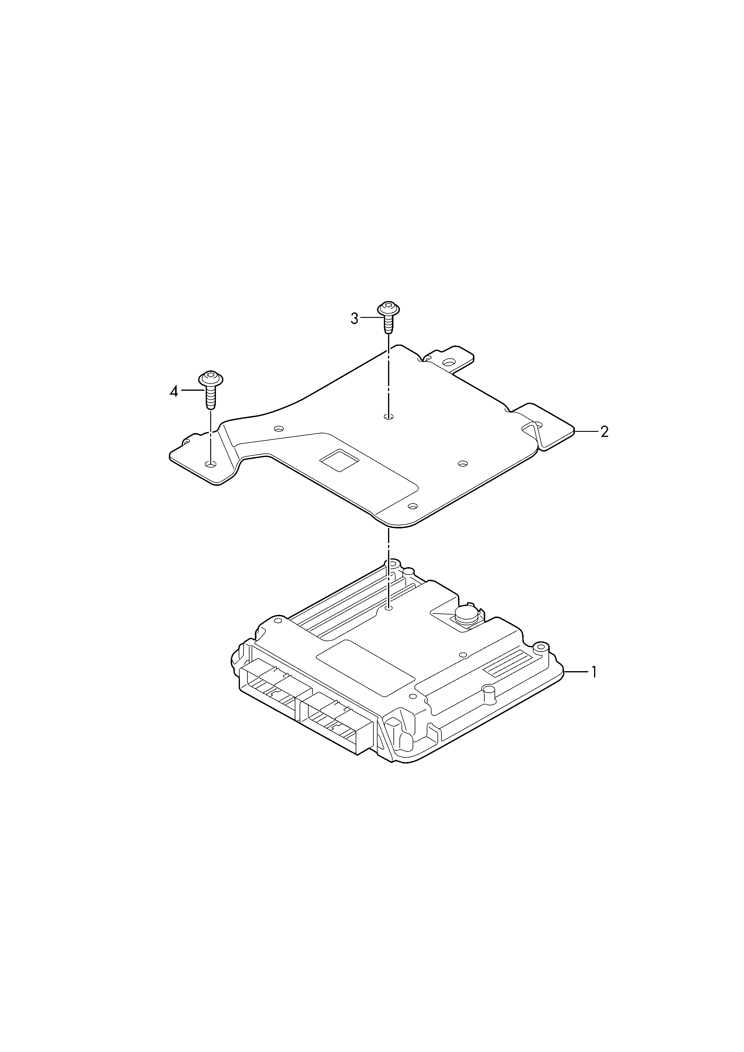 906 - Fastener; Control unit for drive and running gear function ...