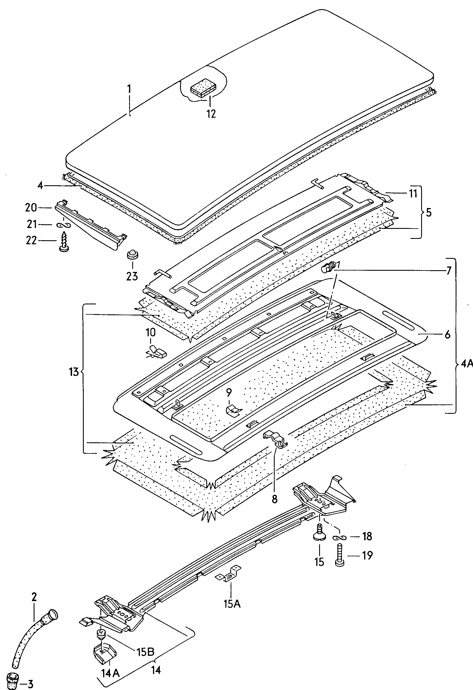 877 - Steel sliding roof; Steel sldng roof fitting part; electrically ...