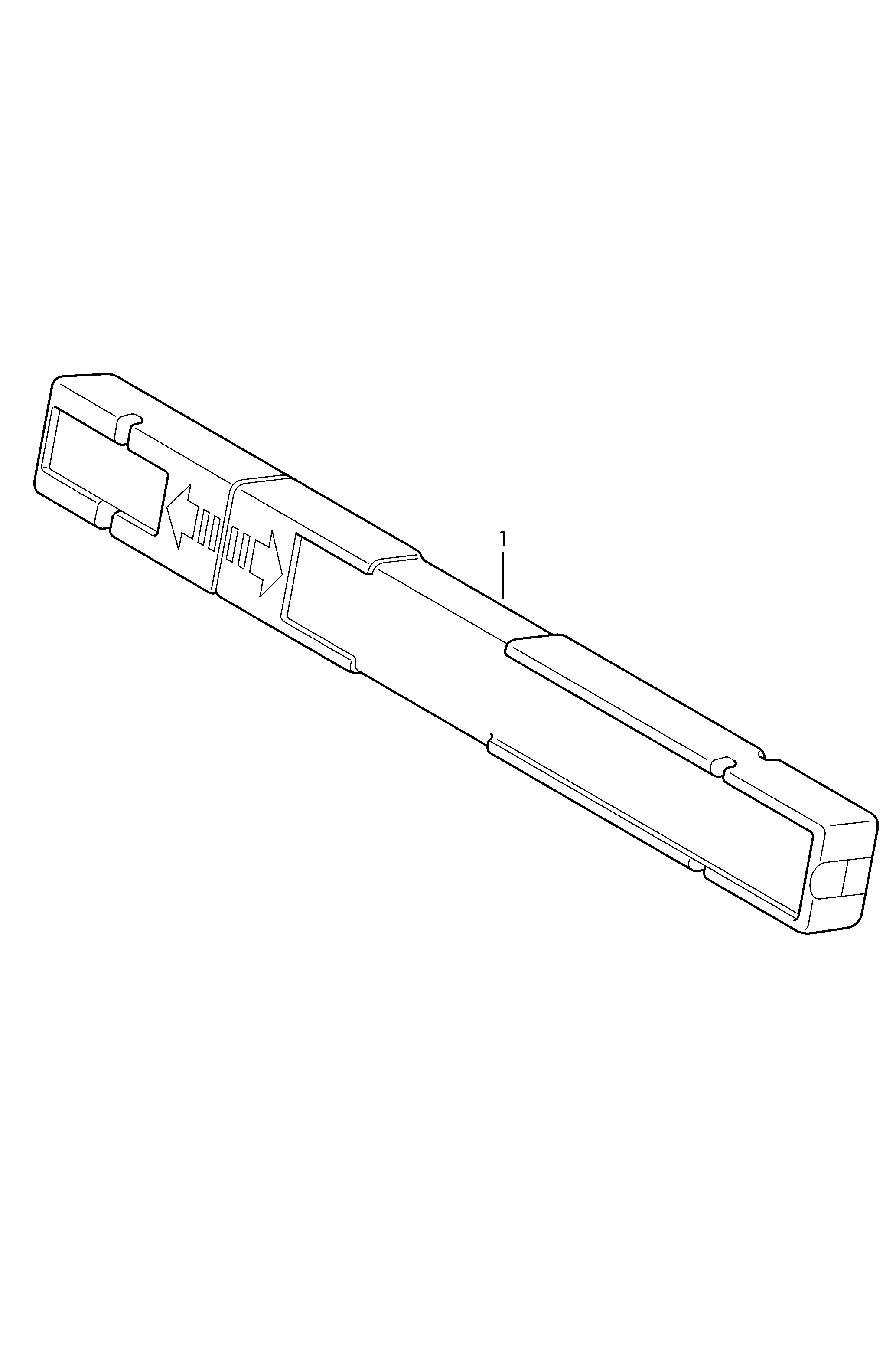 860 - warning triangle; roof rail - Volkswagen Nivus, Nivus - Amayama