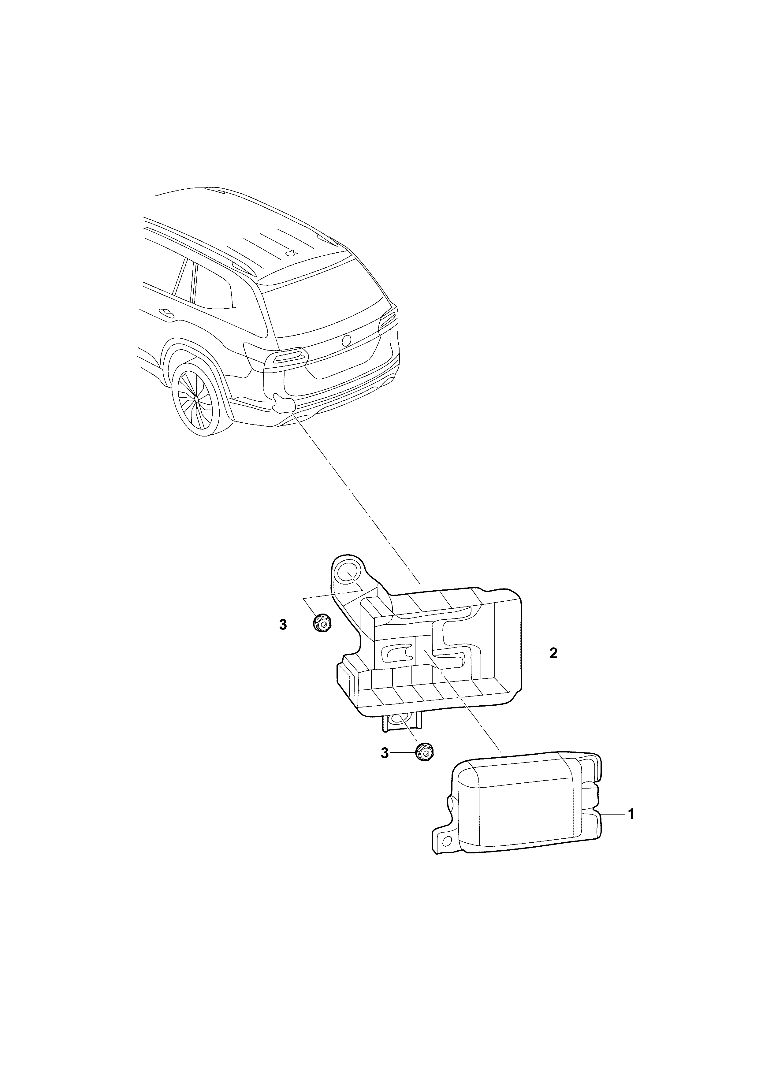 907 - radar sensor; tyre pressure control system; Control unit for ...